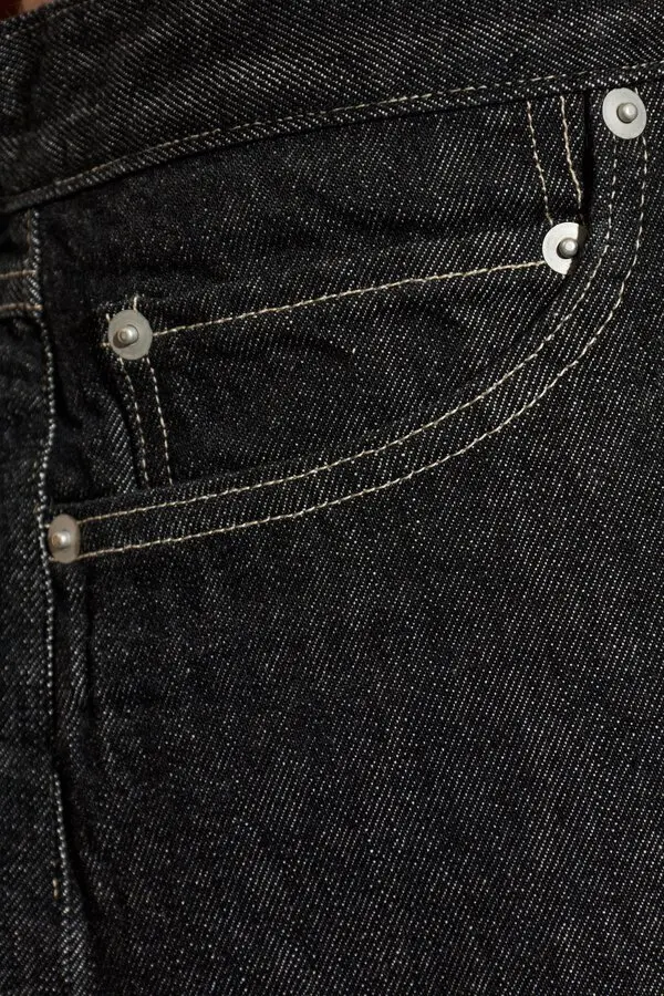 Studio Nicholson Marylebone' Rigid Denim Bermuda Shorts - Black
