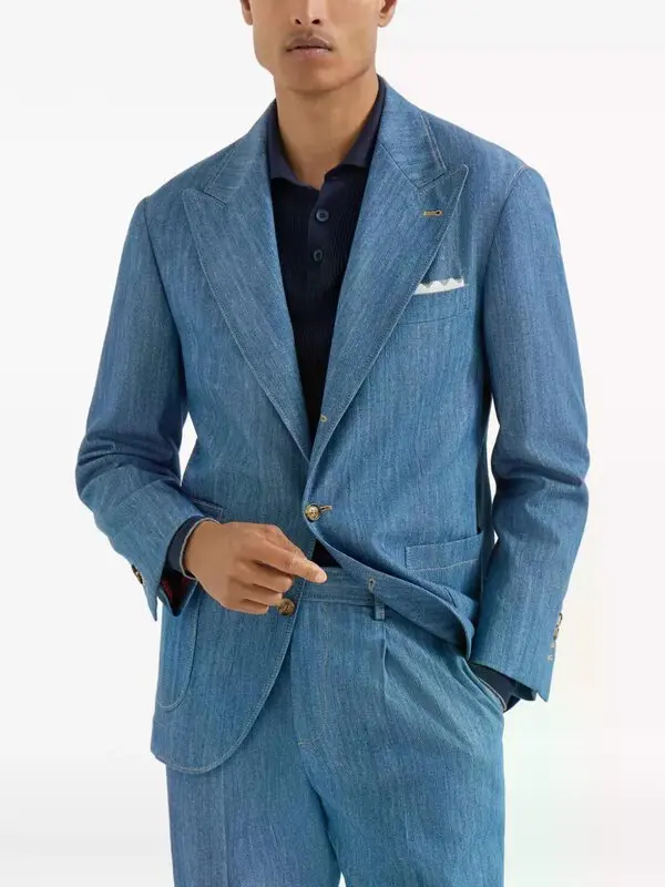 Brunello Cucinelli Peak-lapel Blazer