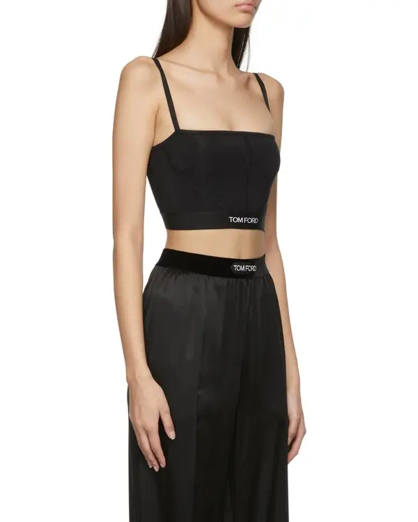 TOM FORD Logo Waistband Bra