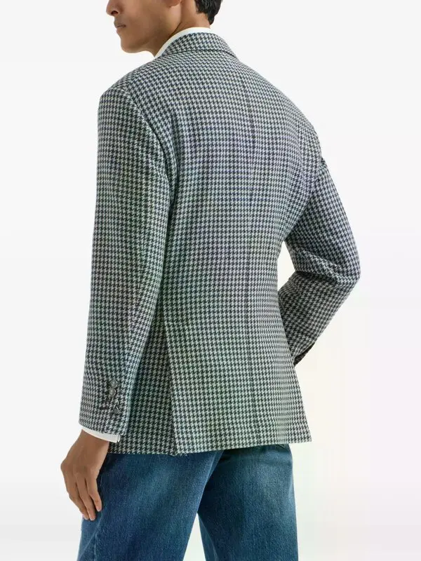 Brunello Cucinelli Houndstooth-pattern Blazer