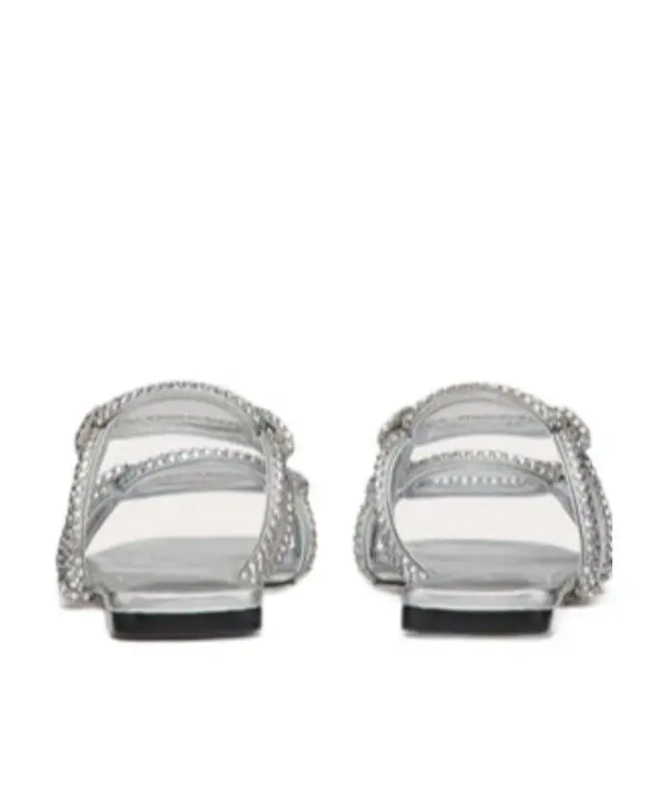 Valentino Garavani Chain Embellished Slip-on Sandals