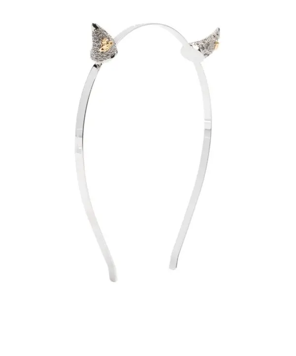VIVIENNE WESTWOOD Horn-detail Embellished Headband - Multicolor