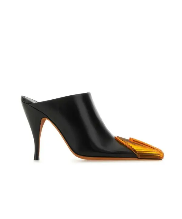 Off-White Lunar Square Toe Mules