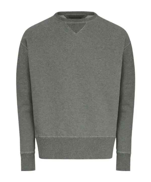 MAISON MARGIELA Round Neck Long Sleeved Sweatshirt - Gray