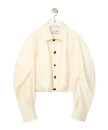 Loewe Button-fastening Jacket - Ivory