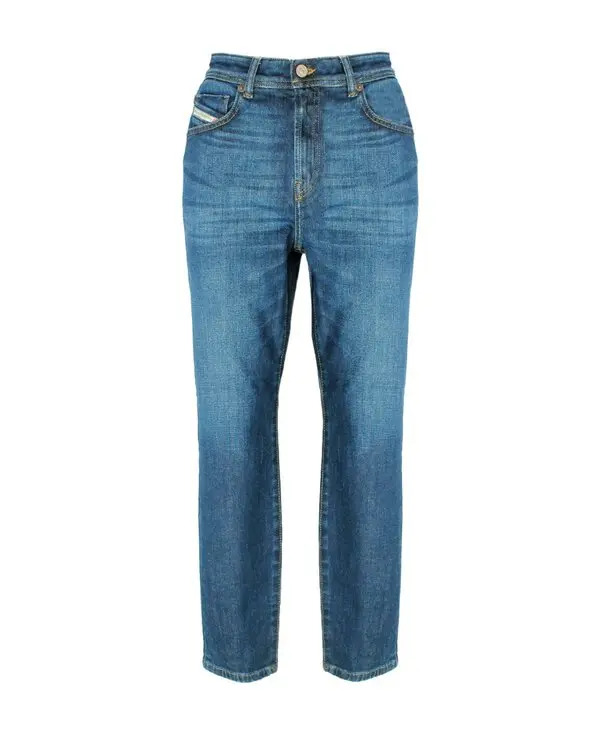 DIESEL® Mid-rise Tapered Jeans - Blue