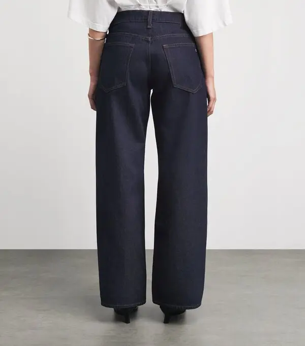 Rag & Bone Saige Low-rise Straight Leg Jeans - Blue