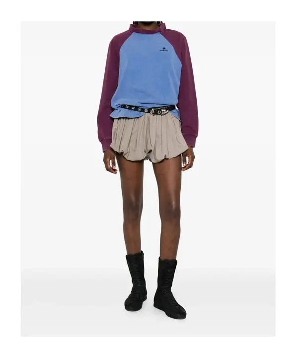 SHUSHU/TONG Raglan Sleeve Logo Embroidered Sweater