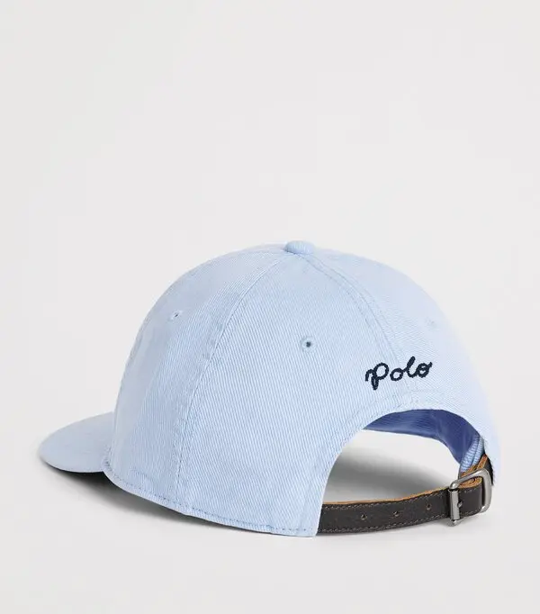 Polo Ralph Lauren Cotton Baseball Cap With Embroidered Script Logo