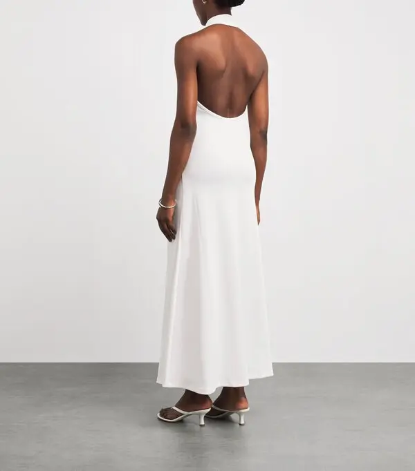 Christopher Esber Halterneck Pendant Maxi Dress