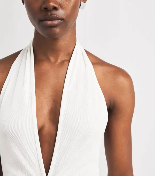 Christopher Esber Halterneck Pendant Maxi Dress