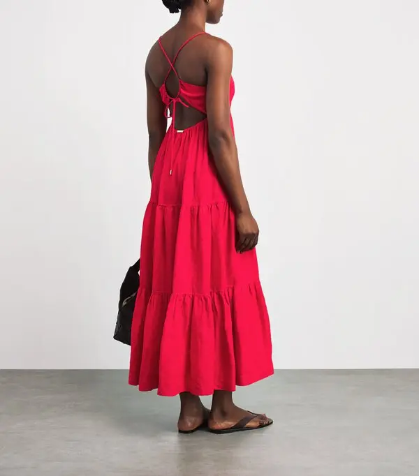 Heidi Klein Linen Amalfi Maxi Dress