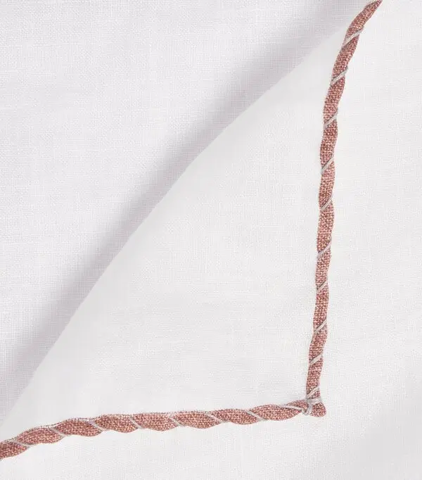 Eleventy Cotton-wool Pocket Square