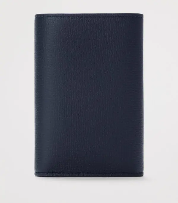 Loewe Small Leather Anagram Wallet - Navy