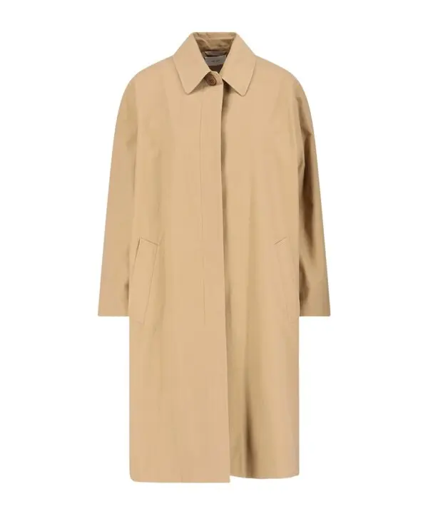 THE ROW Pluma Mid-length Coat - Beige