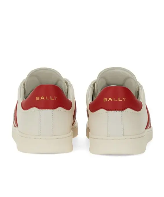 Bally Tyger Round Toe Lace-up Sneakers - White