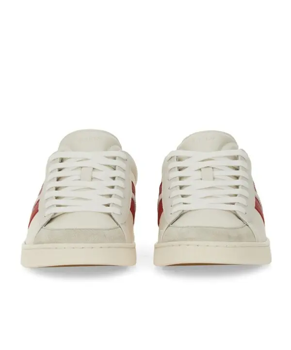 Bally Tyger Round Toe Lace-up Sneakers - White