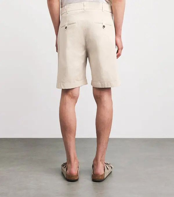 Eleventy Stretch-cotton Chino Shorts