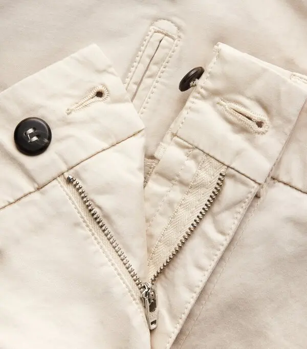 Eleventy Stretch-cotton Chino Shorts