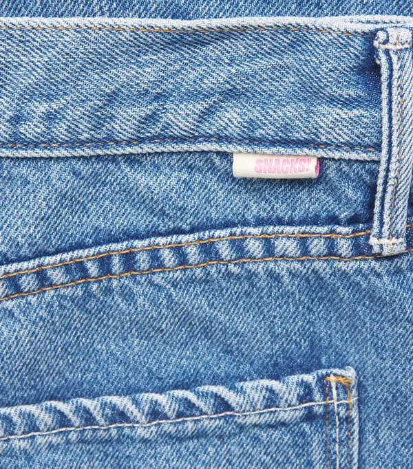 MOTHER The Lemon Twist Sneak Wide-leg Jeans