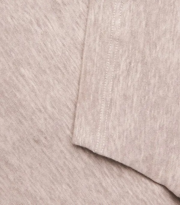 Eleventy Linen Polo Shirt - Pink