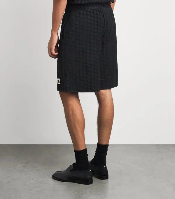 Amiri Ma Quad Monogram Jacquard Towelling Shorts