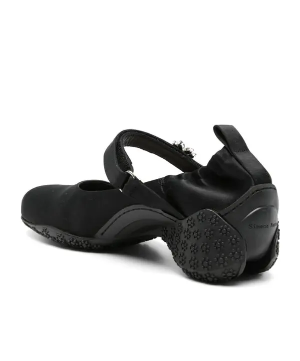 Simone Rocha Embellished Ballet Flats - Black