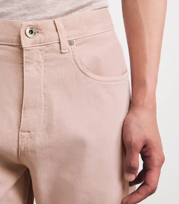 Eleventy Relax Straight Leg Jeans - Pink