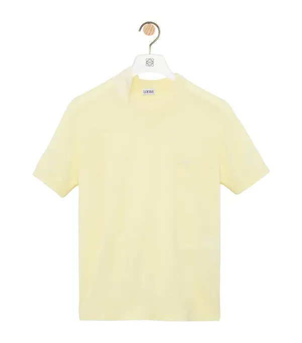 Loewe Wool-blend Anagram Top - Yellow
