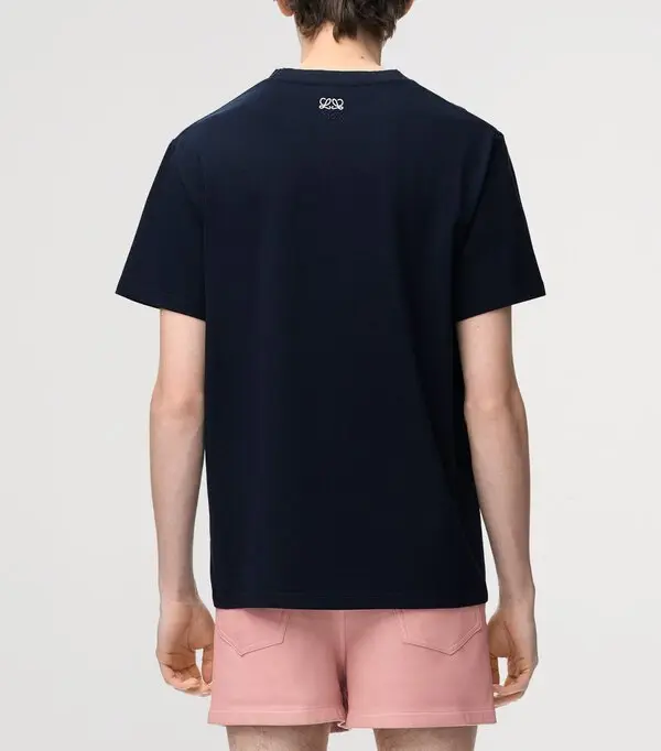 Loewe Cotton-blend Printed T-shirt