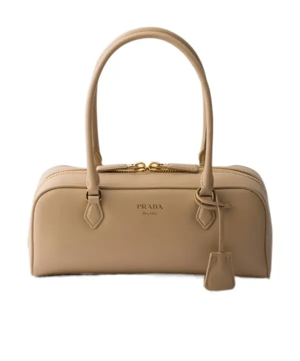Prada Medium Leather Top-handle Bag