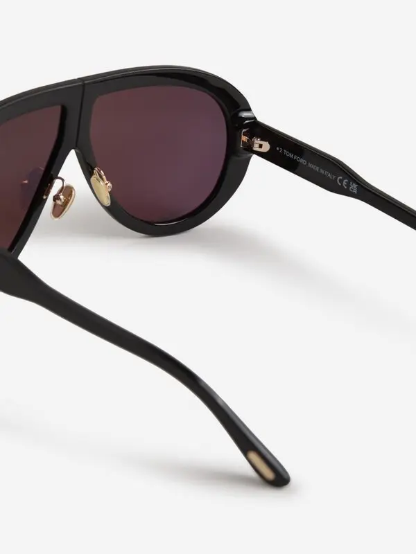 TOM FORD Aviator Sunglasses - Black