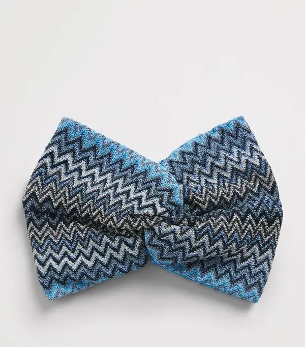 Missoni Knot-front Zigzag Headband