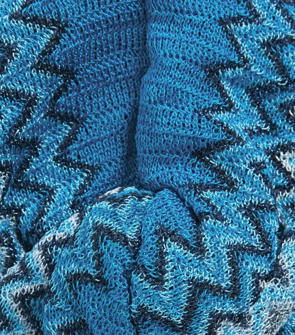 Missoni Knot-front Zigzag Headband