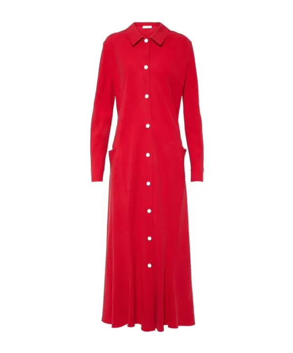 THE ROW Myra Shirt Dress - Red