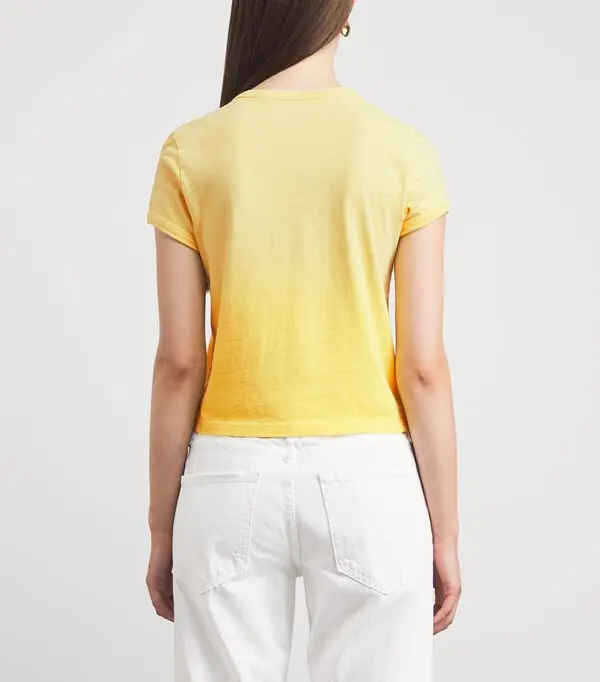 MOTHER Itty Bitty Ringer T-shirt - Yellow