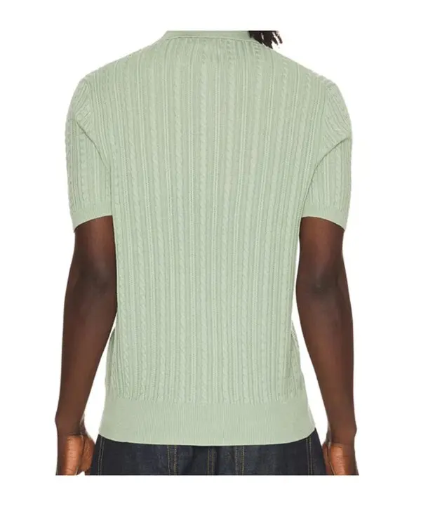 Polo Ralph Lauren Cable-knit Embroidered Polo Sweater