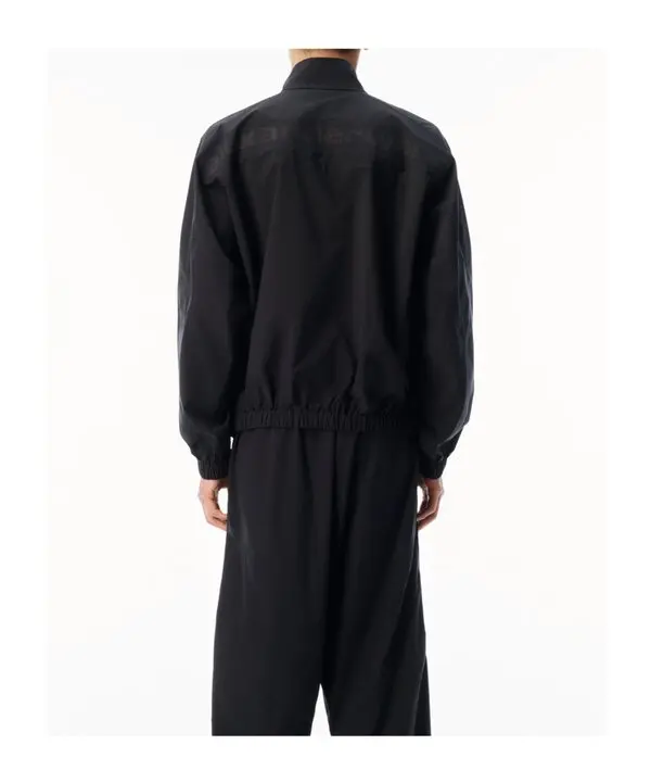 Alexander Wang Logo Perforated Zip-up Jacket