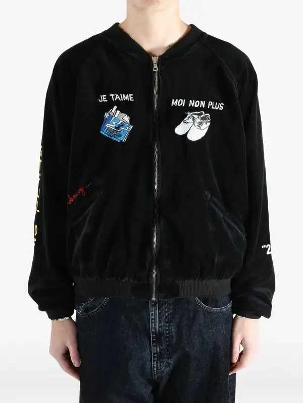 PALY HOLLYWOOD Embroidered Bomber Jacket