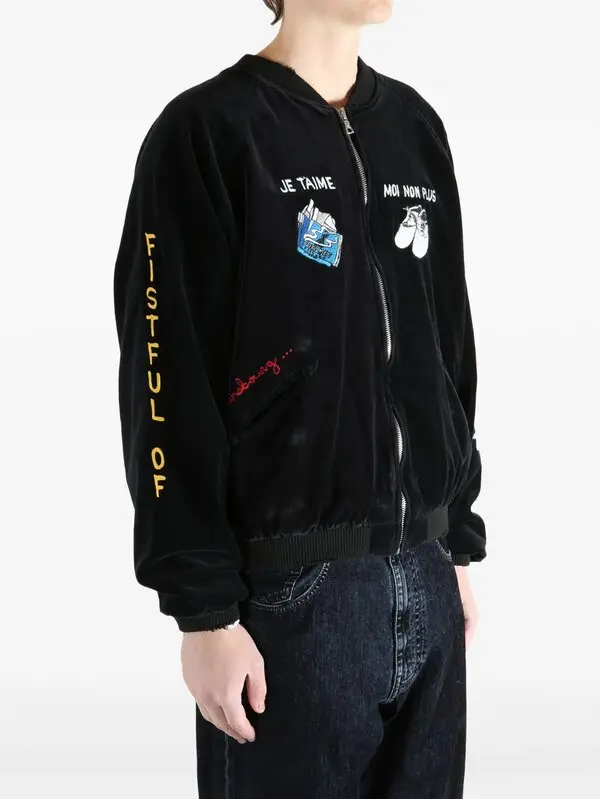PALY HOLLYWOOD Embroidered Bomber Jacket