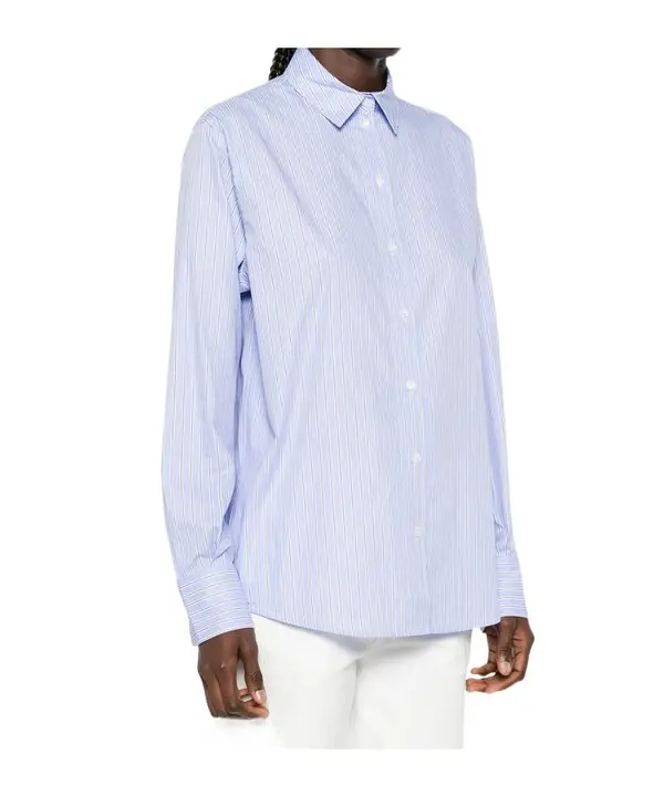 ANINE BING Striped Button-up Shirt