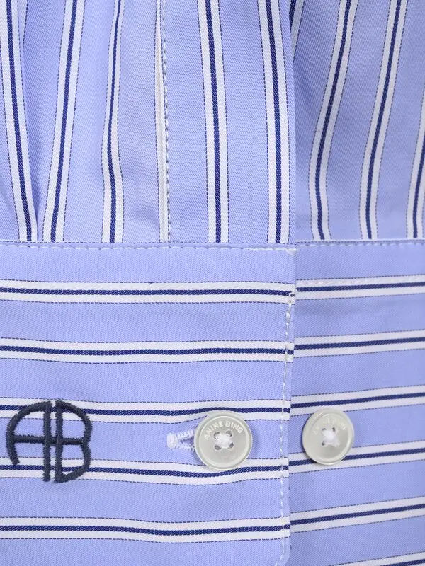 ANINE BING Striped Button-up Shirt