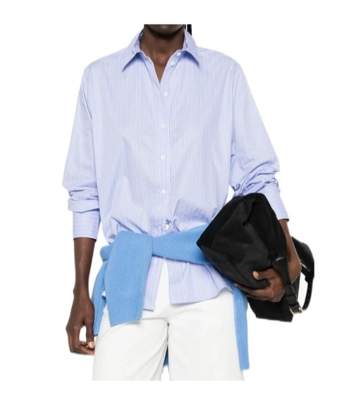 ANINE BING Striped Button-up Shirt