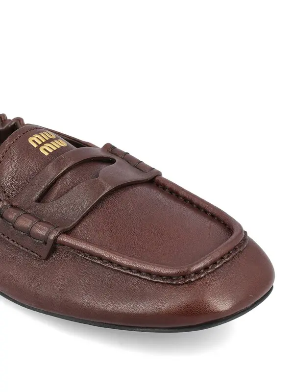 Miu Miu Round-toe Ballet Flats