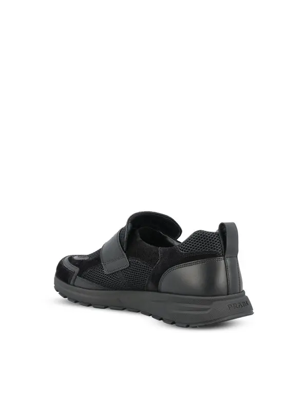 Prada Round Toe Slip-on Sneakers