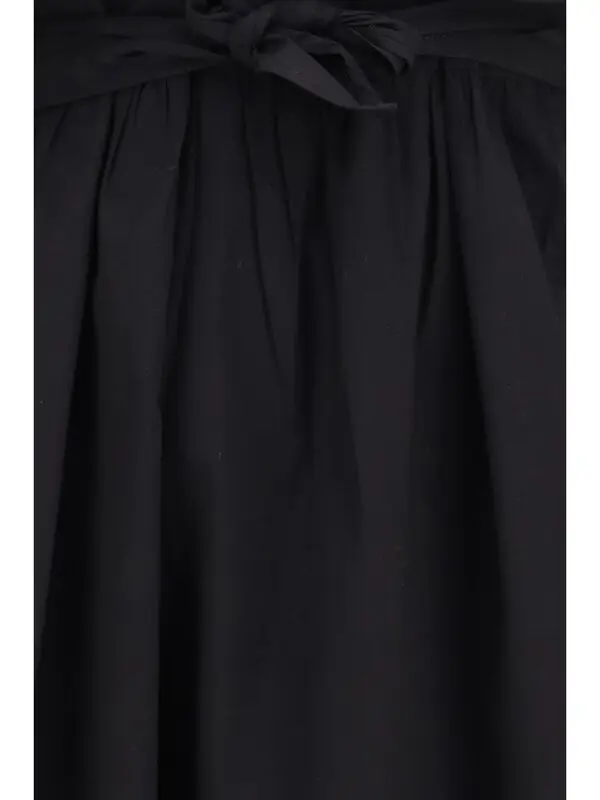 GANNI Stretch Tie Strap Midi Dress