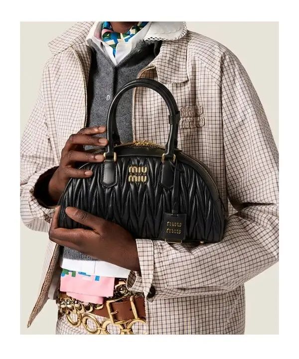 Miu Miu Zippered Shoulder Bag