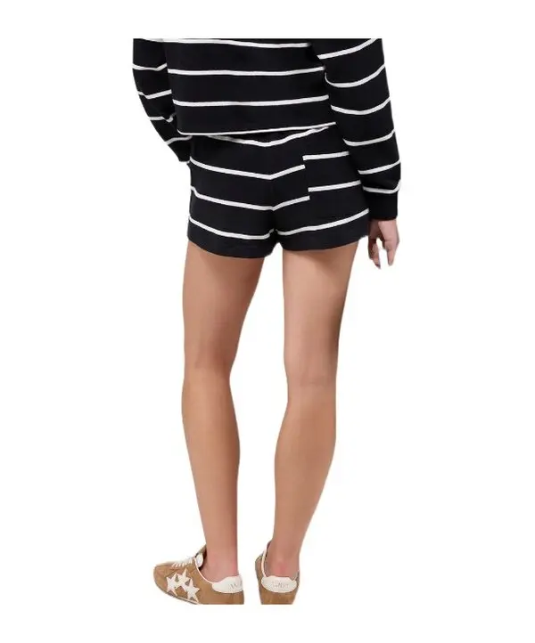 Amiri Striped Logo-embroidered Shorts