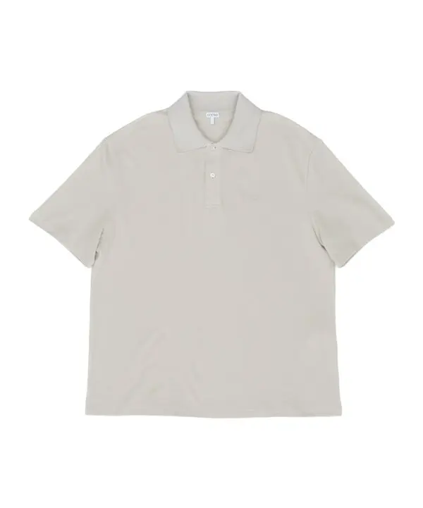 Loewe Short Sleeved Polo Shirt - Grey