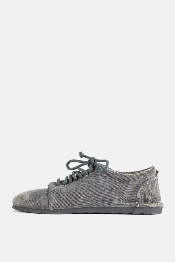 Marsèll Lace-up Casual Denim Flat Shoes
